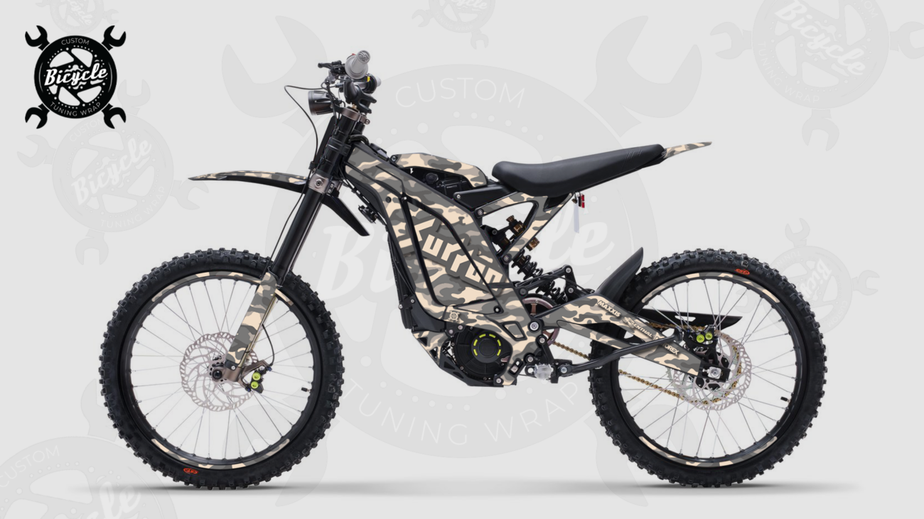 KIT DECALS PREMIUM SURRON LIGHT BEE X OFF-ROAD / ON ROAD SPEED ARCTIC ...