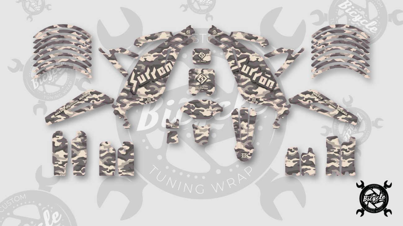 KIT DECALS PREMIUM SURRON LIGHT BEE X OFF-ROAD / ON ROAD SPEED ARCTIC ...