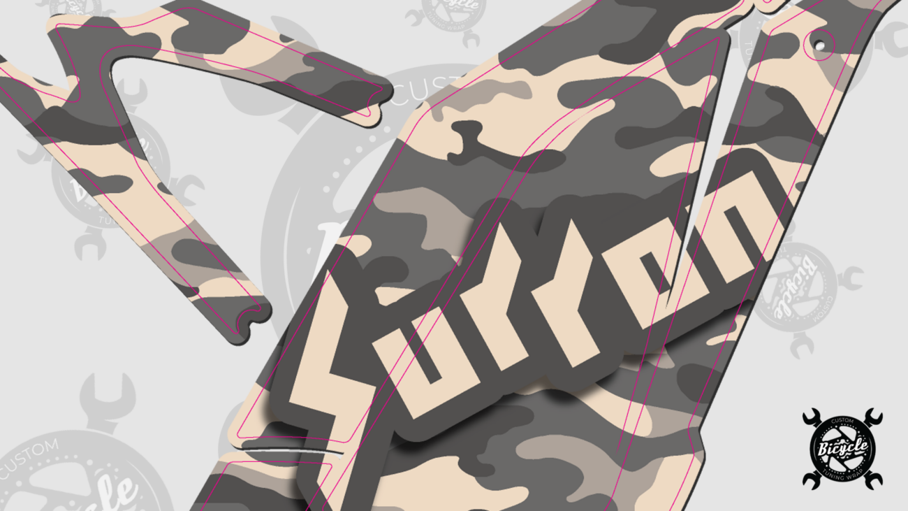 KIT DECALS PREMIUM SURRON LIGHT BEE X OFF-ROAD / ON ROAD CAMO DESERT ...