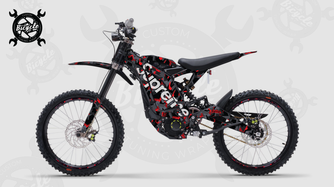 KIT DECALS STANDARD SURRON ULTRA BEE CAMO DESERT – Custom Bike Tuning Wrap
