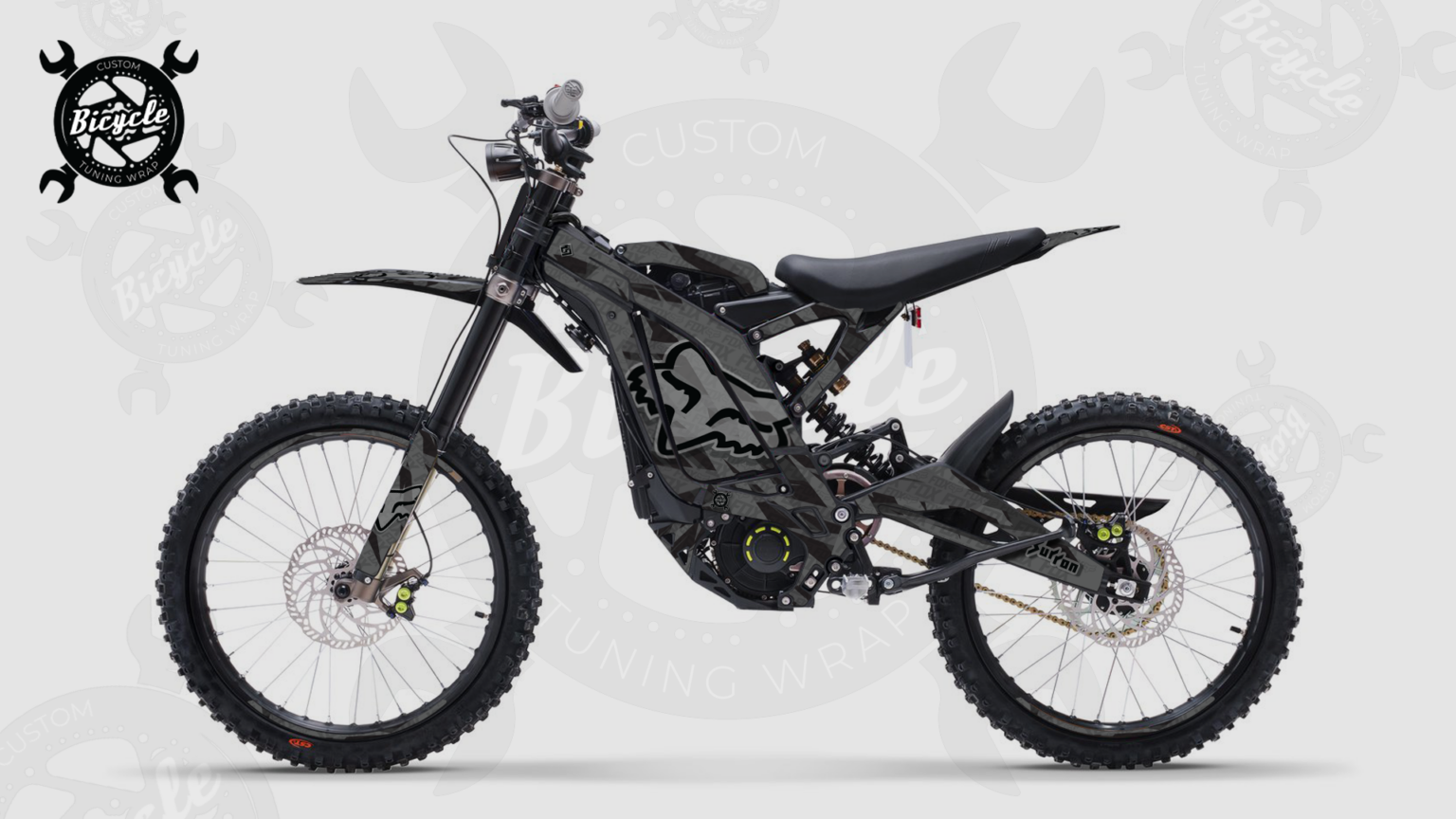 KIT DECALS STANDARD SURRON LIGHT BEE X OFF-ROAD / ON ROAD DARK FOX ...