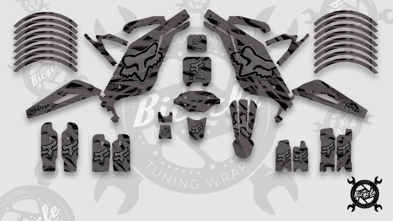 KIT DECALS STANDARD SURRON LIGHT BEE X OFF-ROAD / ON ROAD DARK FOX ...