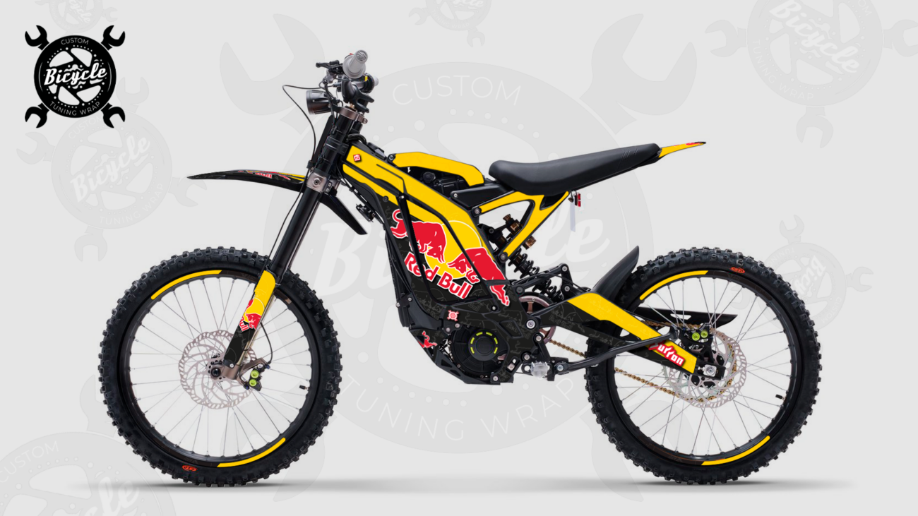KIT DECALS PREMIUM SURRON LIGHT BEE X OFF-ROAD / ON ROAD RED BULL ...