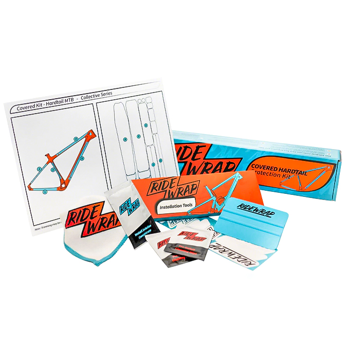 Folie Protecție RideWrap Covered Protection – Hardtail MTB Frame Kit ...